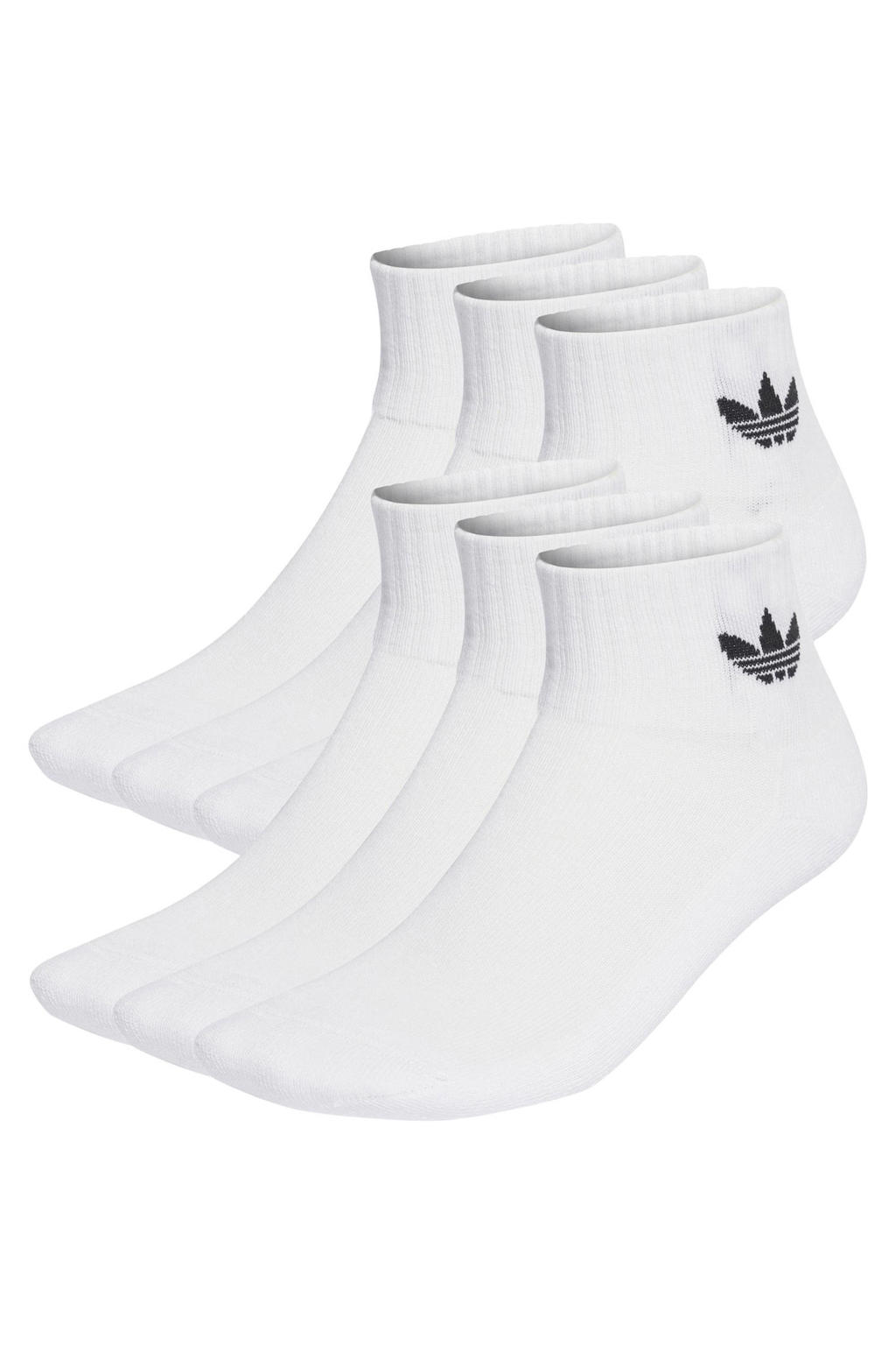 adidas Originals sokken - set van 6 wit | wehkamp
