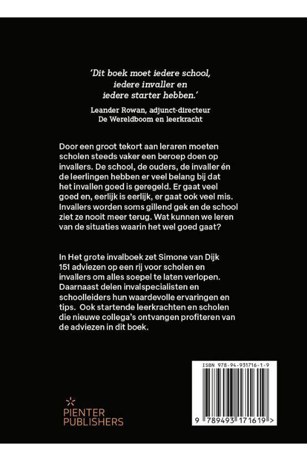 Simone van Dijk Het grote invalboek | wehkamp