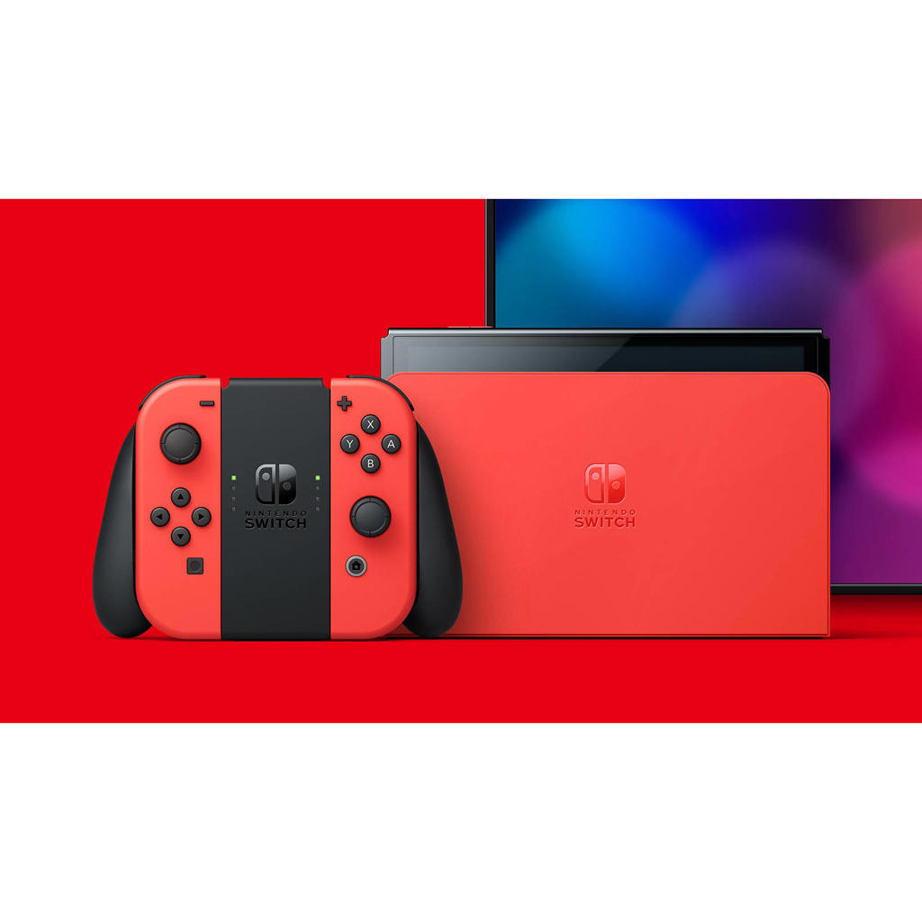 Nintendo Switch Oled Model Mario Edition Rood Wehkamp
