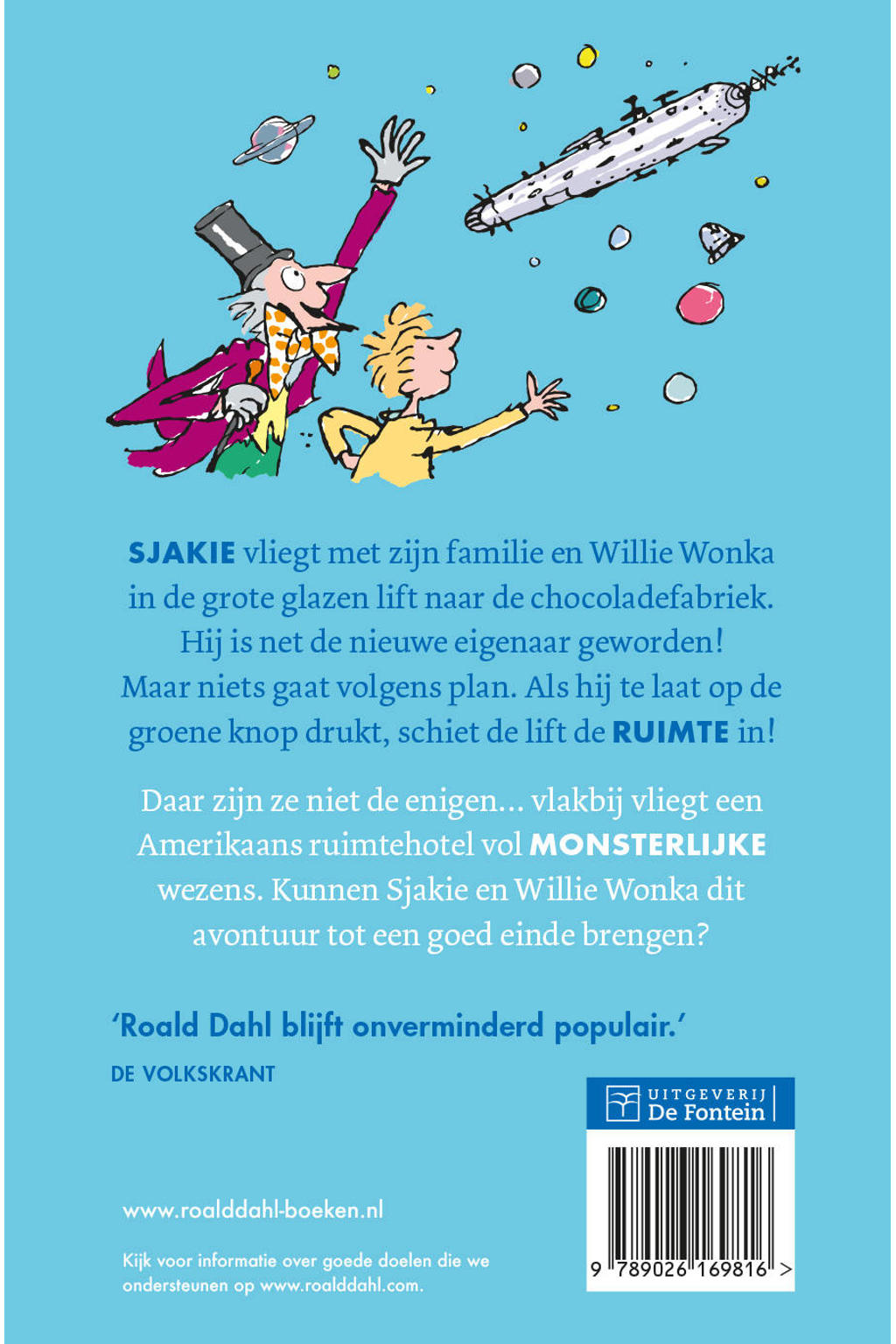 Roald Dahl Sjakie en de grote glazen lift | wehkamp