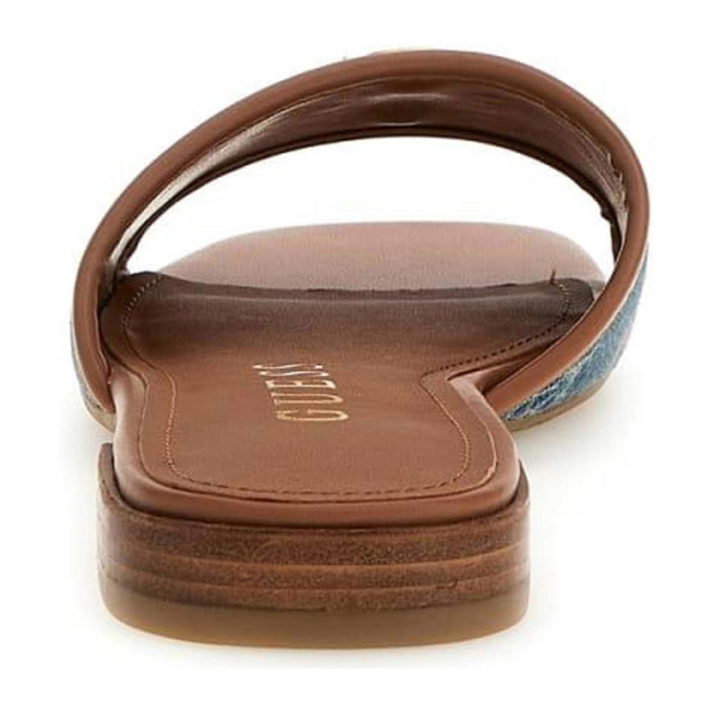 GUESS Taskp2 slippers denimblauw | wehkamp