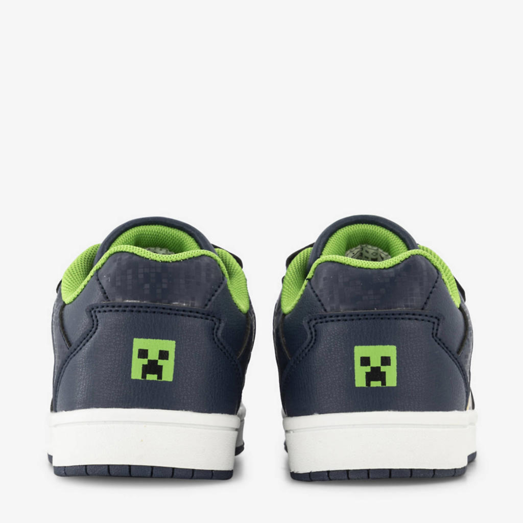 Minecraft sneakers donkerblauw | wehkamp