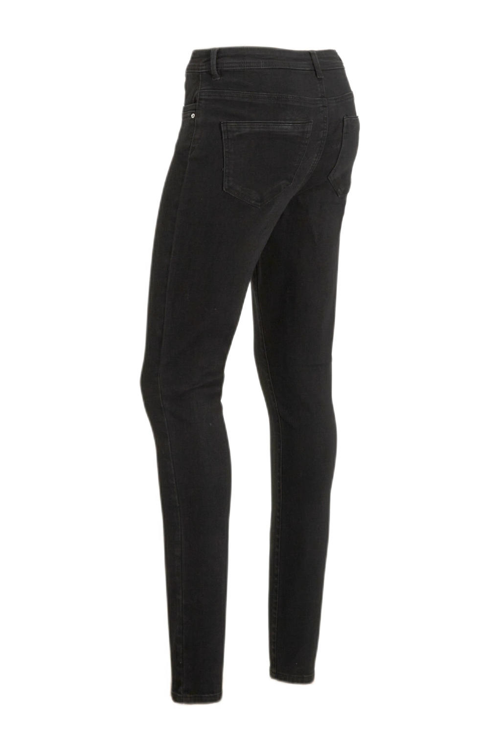 Only High Waist Skinny Jeans Onlwauw Black Denim Wehkamp