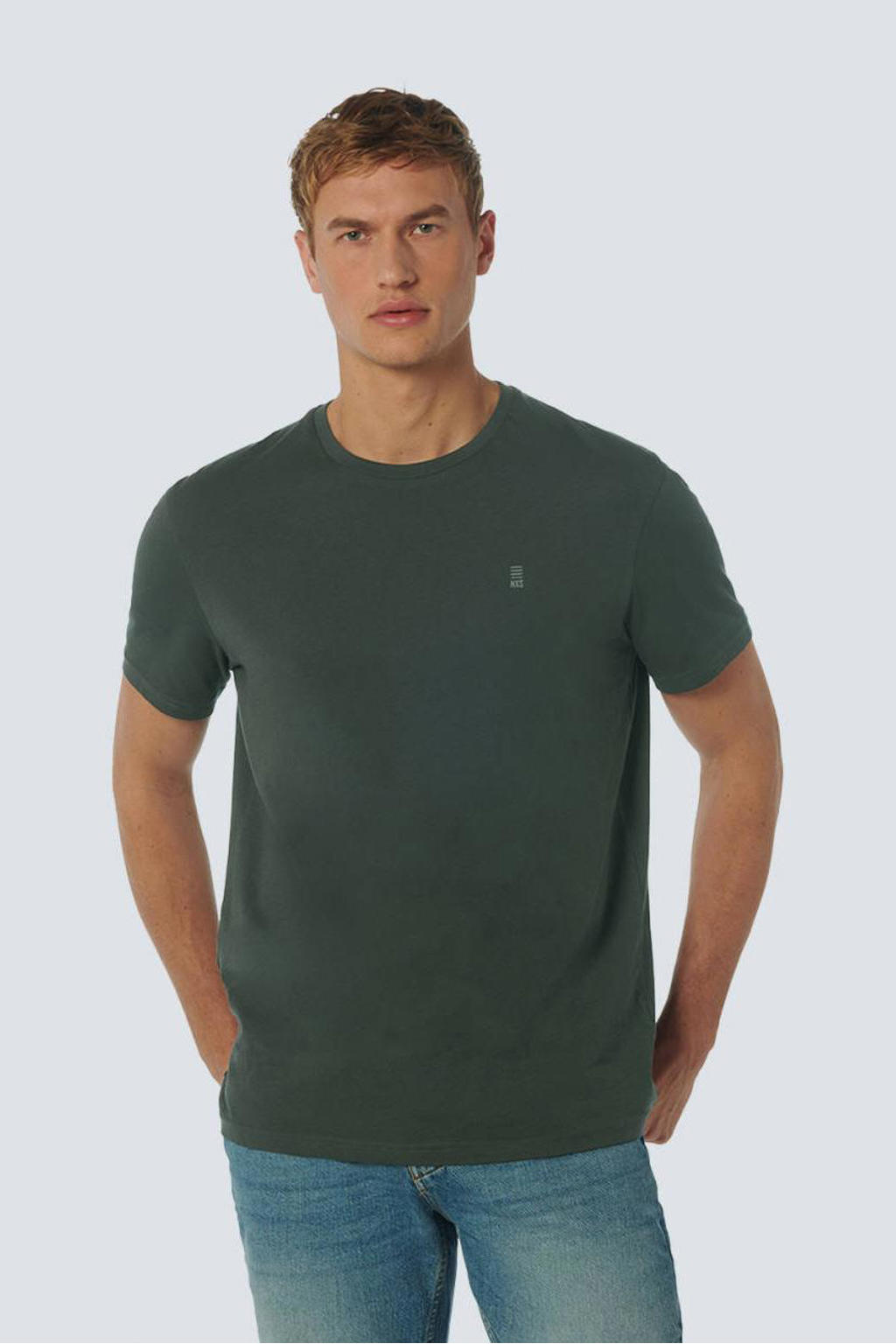 No Excess T-shirt met logo dark steel | wehkamp