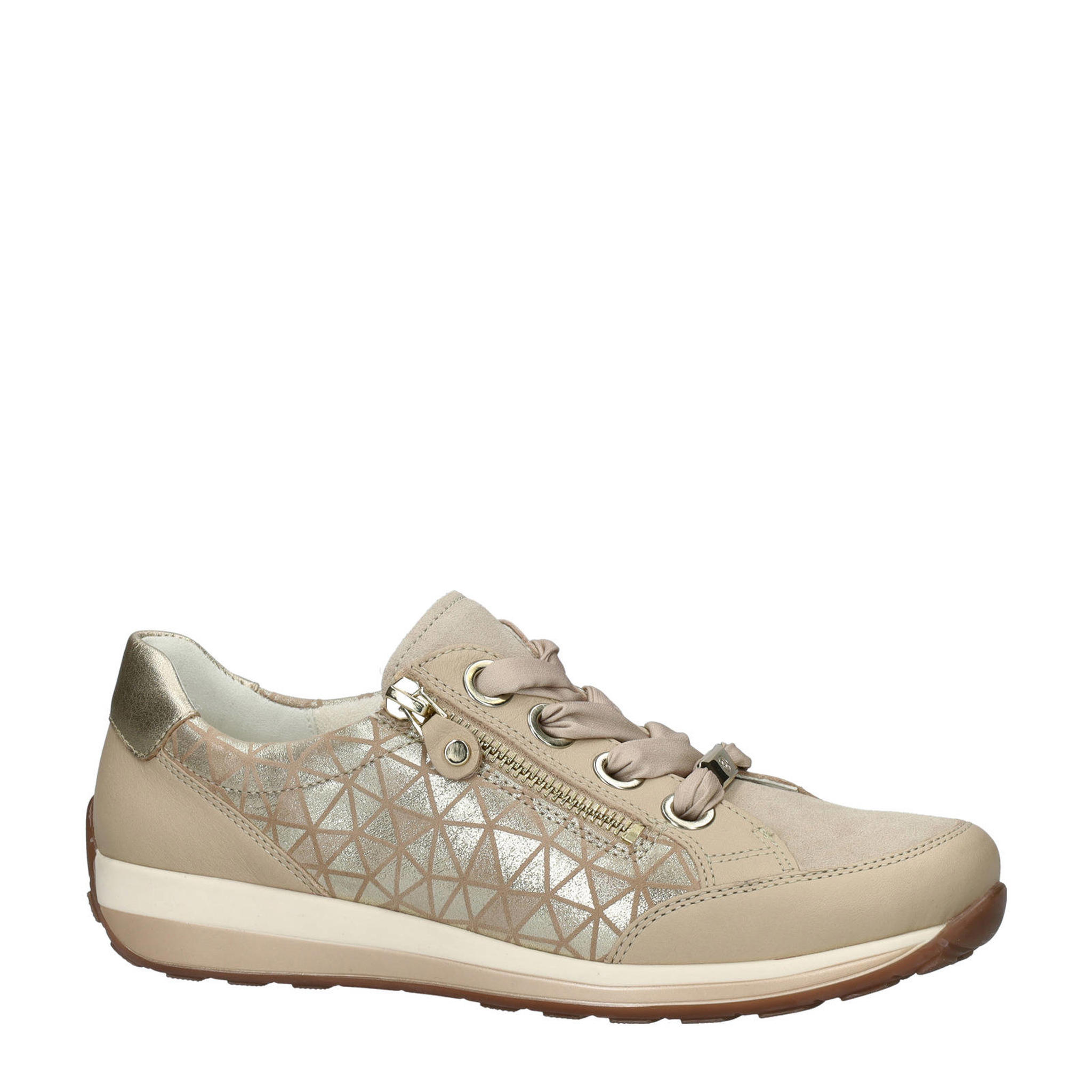 Ara Osaka HighSoft leren sneakers beige | wehkamp