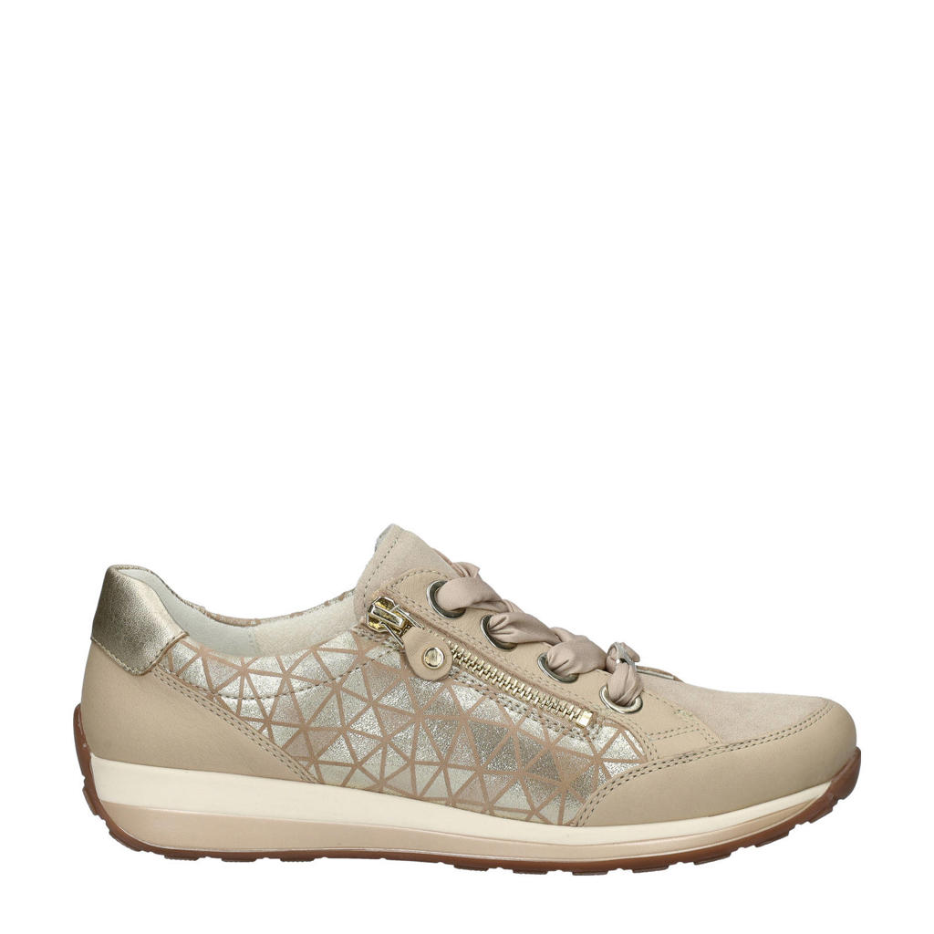 Ara Osaka HighSoft leren sneakers beige | wehkamp