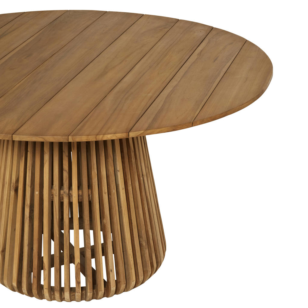 Studio LIVIT teak tuintafel Danese rond Ø140 cm | wehkamp