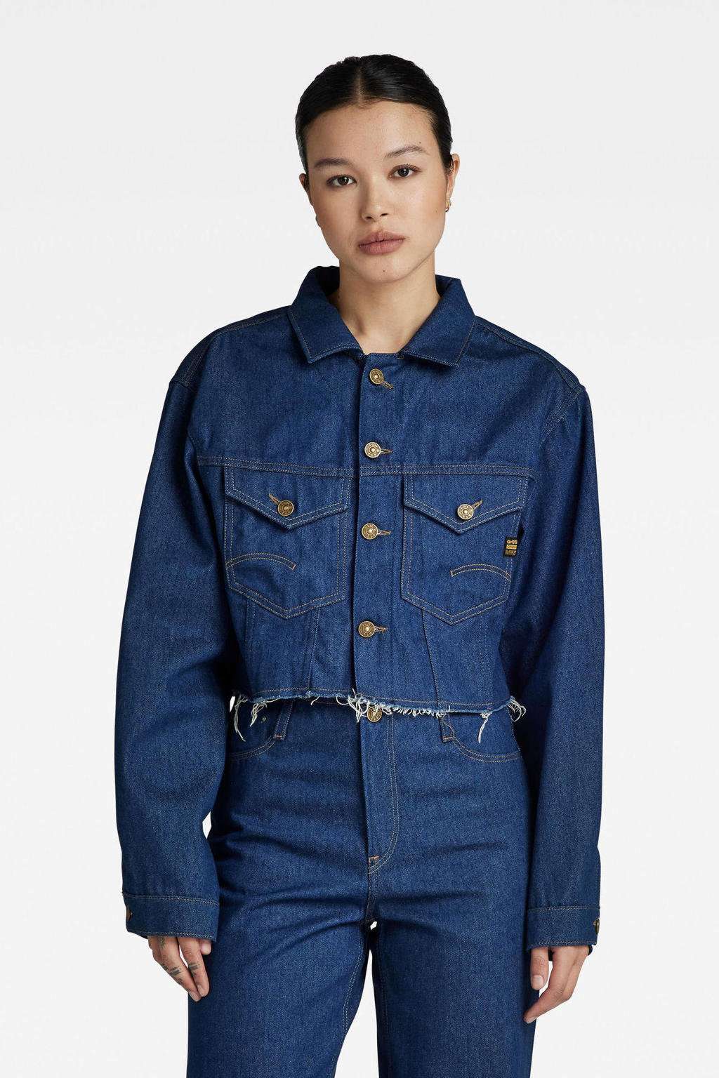 G-Star RAW spijkerjasje raw denim | wehkamp