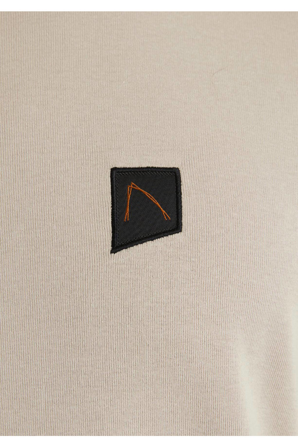 CHASIN' regular fit longsleeve HELY met logo light grey | wehkamp