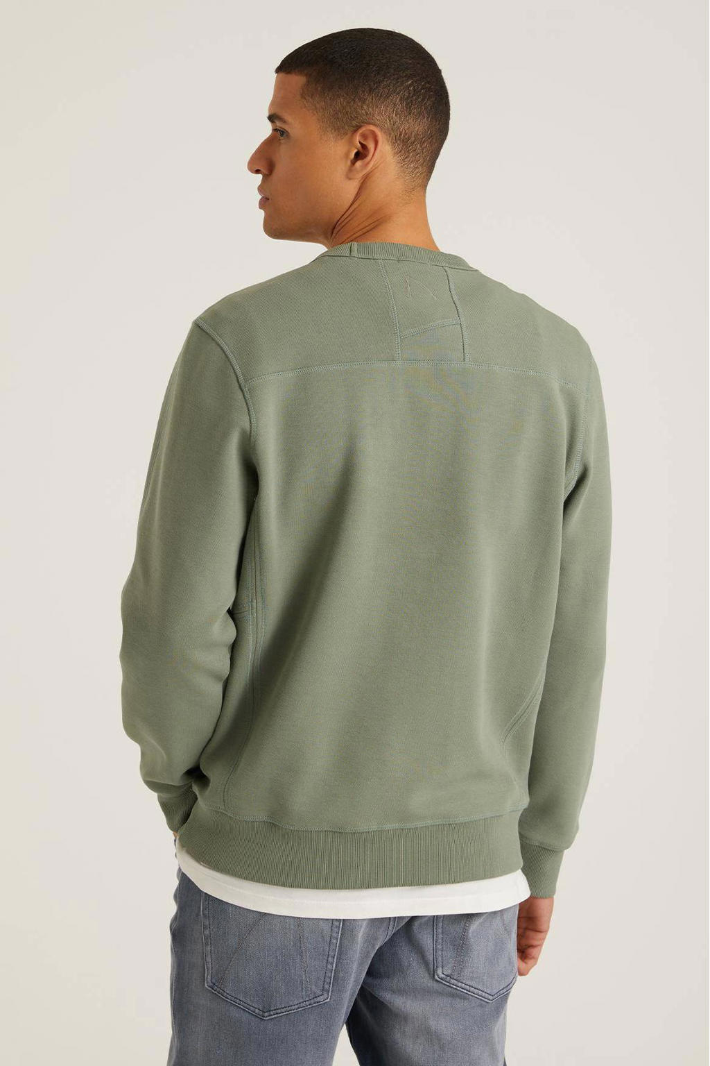 CHASIN' sweater RYDER met logo army | wehkamp