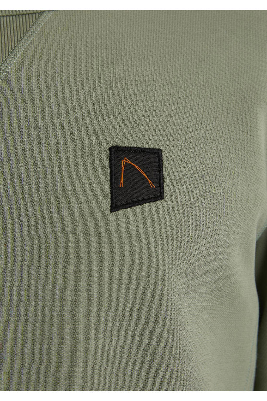 CHASIN' sweater RYDER met logo army | wehkamp