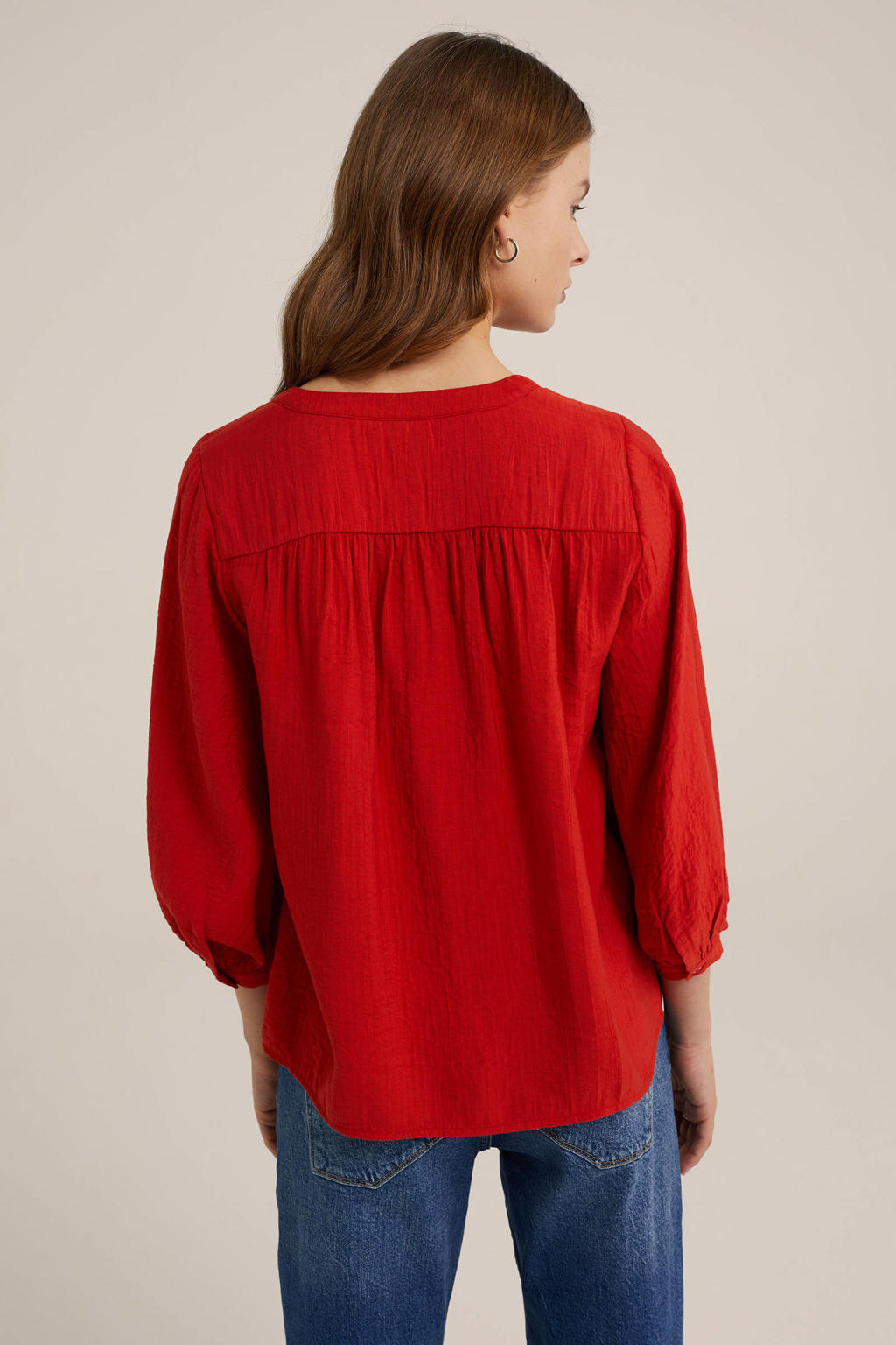 WE Fashion blouse rood kopen? | Morgen in huis | wehkamp