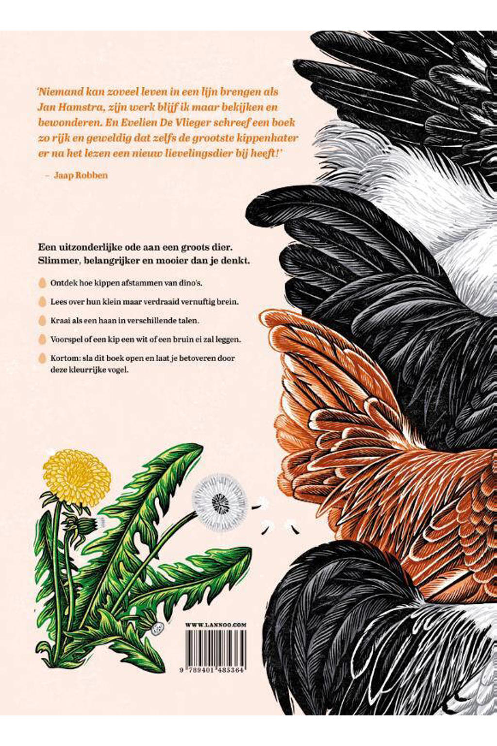 Jan Hamstra en Evelien De Vlieger Het grote kippenboek | wehkamp