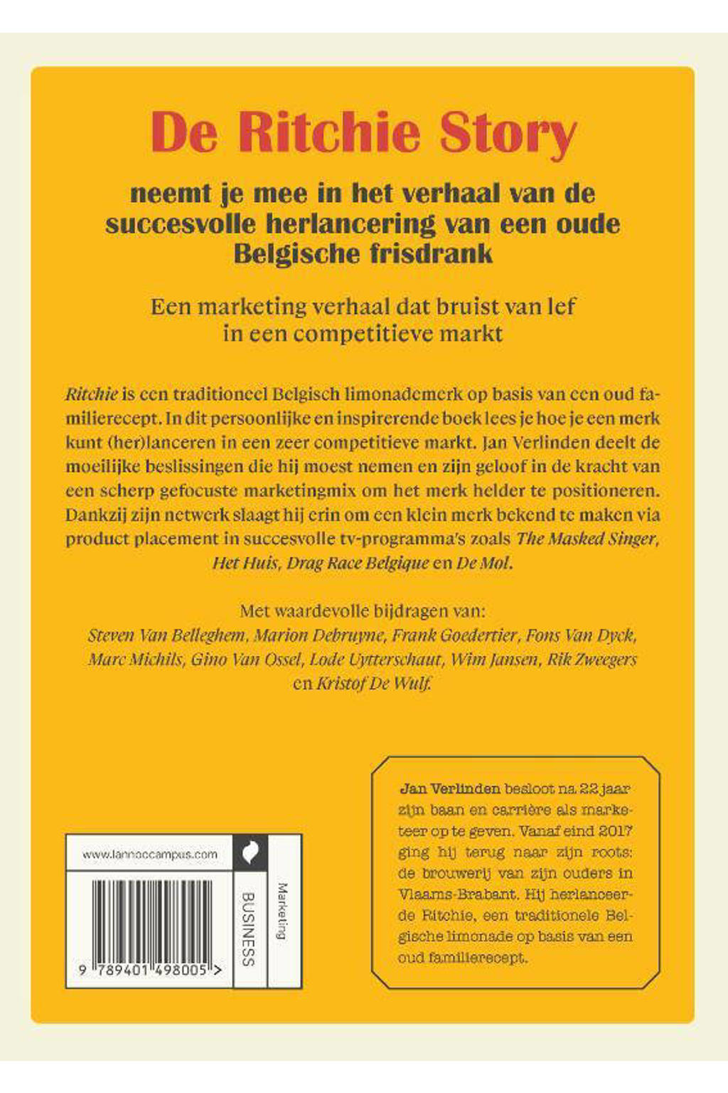 Jan Verlinden De Ritchie Story | wehkamp