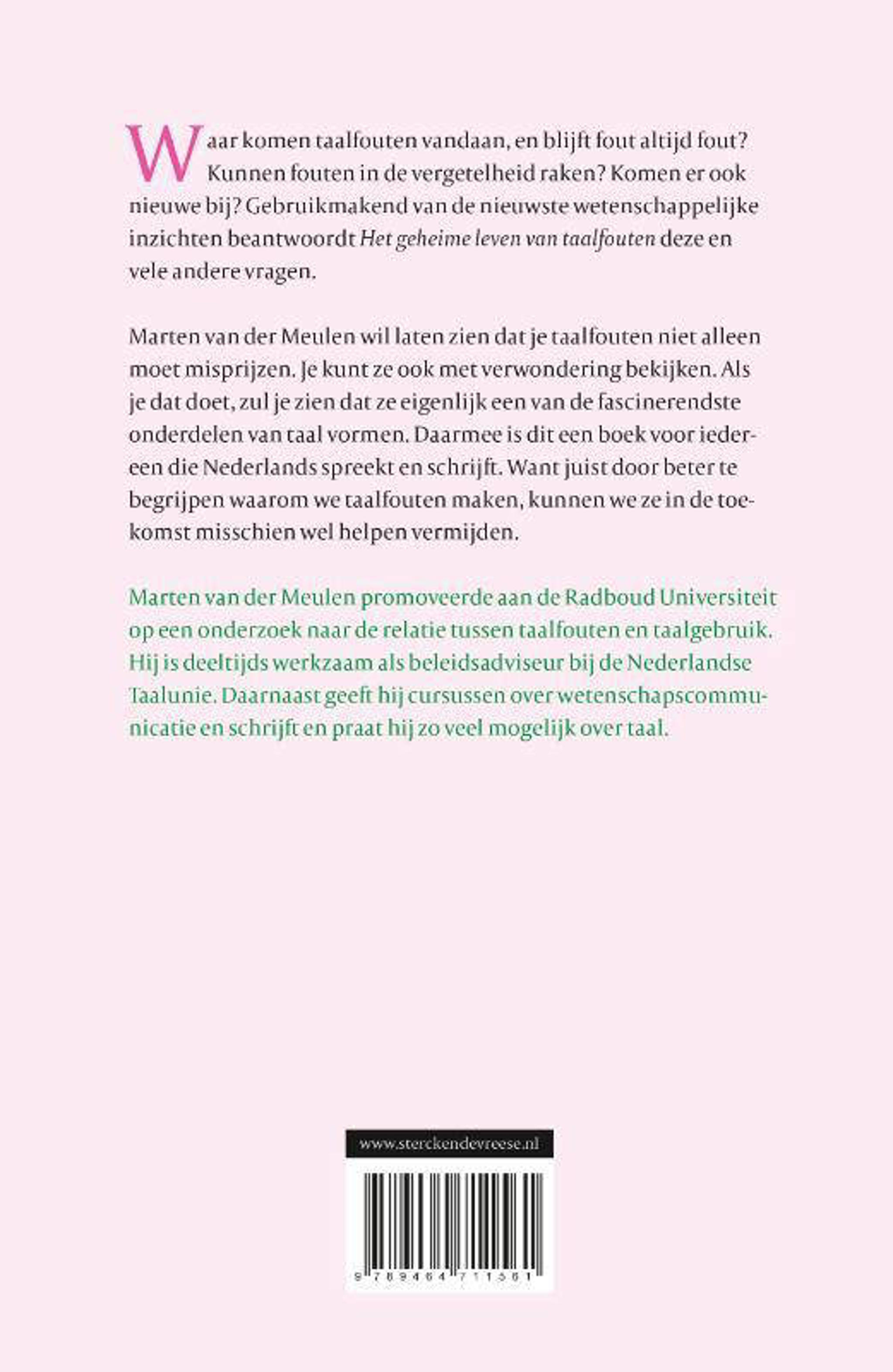 Marten van der Meulen Het geheime leven van taalfouten | wehkamp