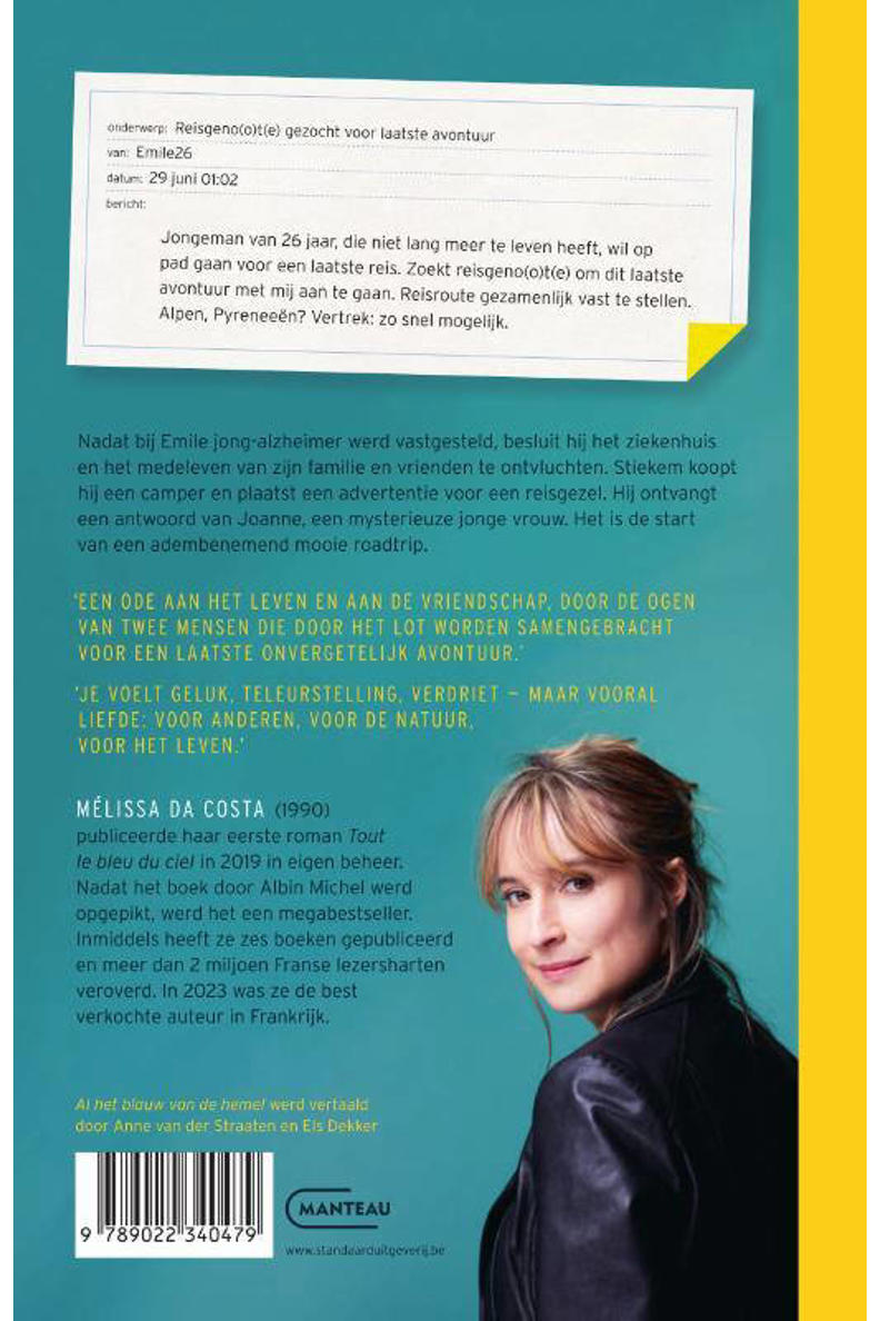 Mélissa Da Costa Al het blauw van de hemel | wehkamp