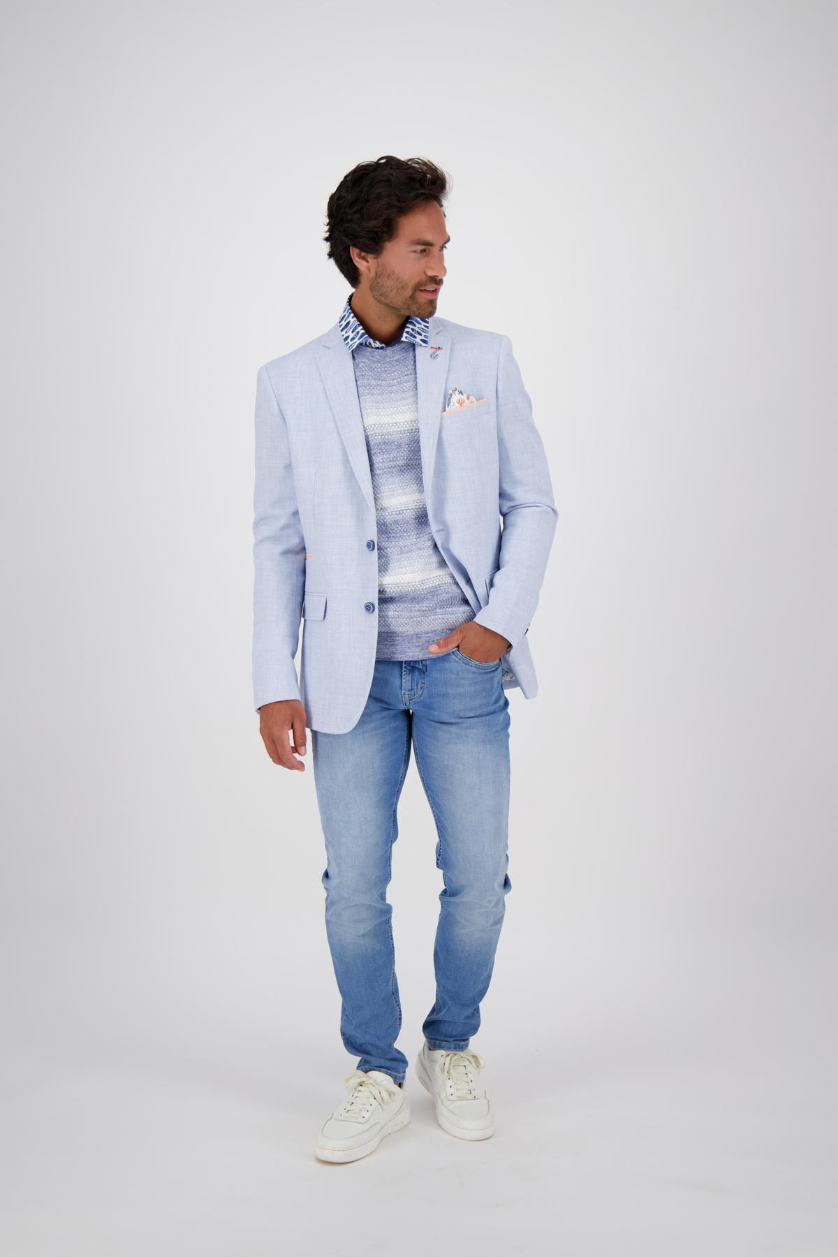 A fish named Fred regular fit colbert light blue | wehkamp