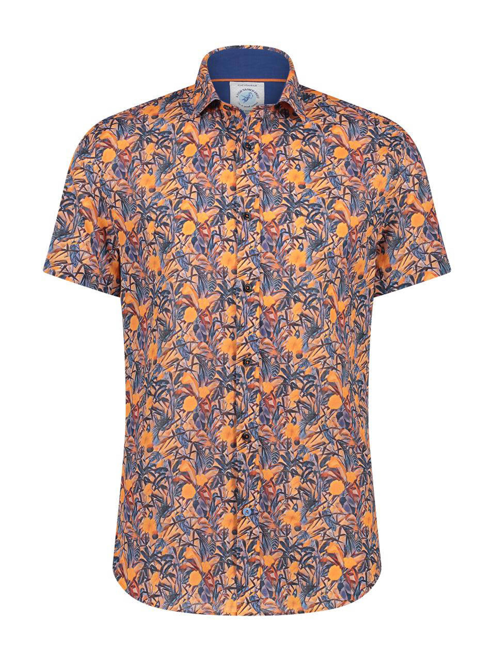 A fish named Fred regular fit overhemd Leafs met all over print ...