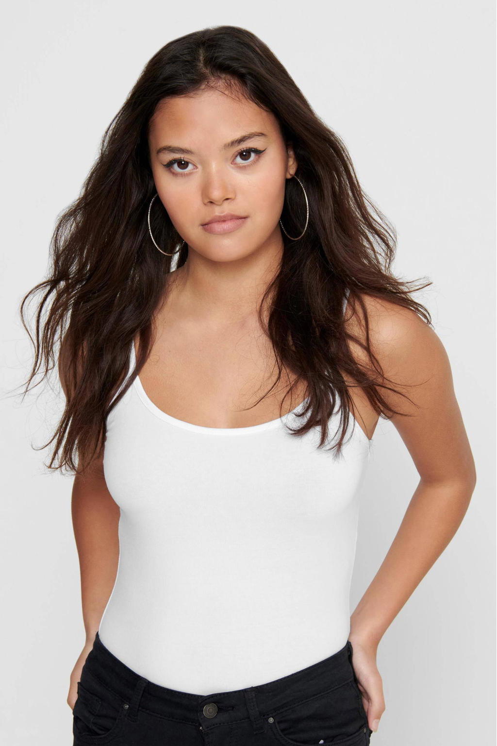 ONLY singlet ONLLOVE (set van 2) zwart/wit | wehkamp