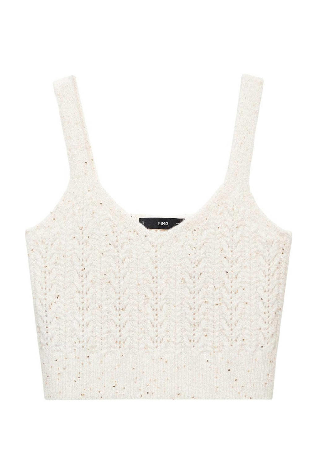 Mango crop top met wol ecru kopen? | Morgen in huis | wehkamp