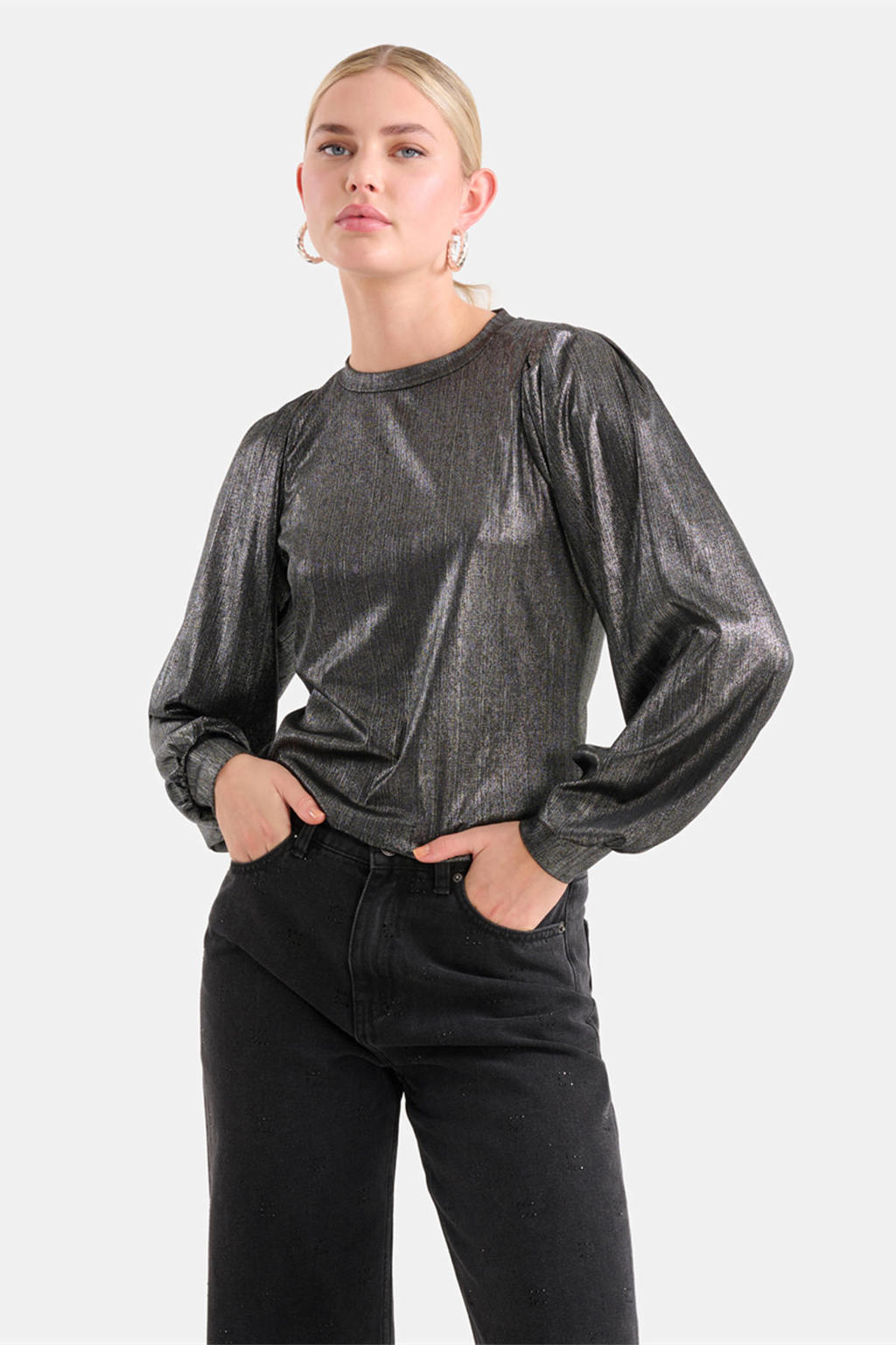 Shoeby blousetop zilver kopen? | Morgen in huis | wehkamp