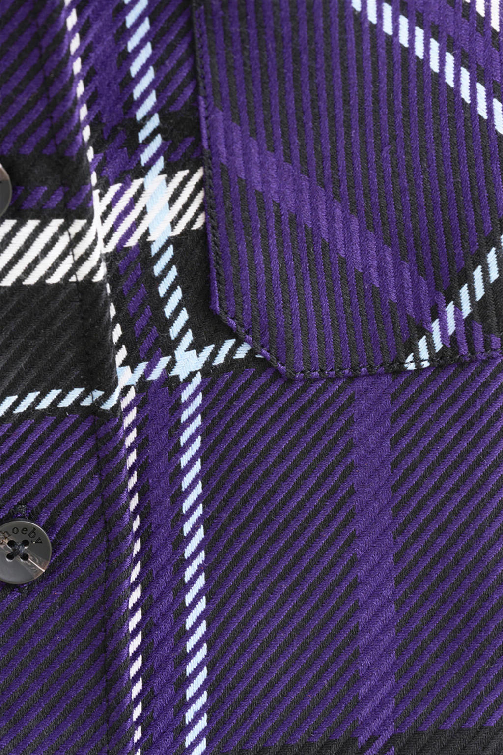 Shoeby geruit regular fit overshirt paars | wehkamp