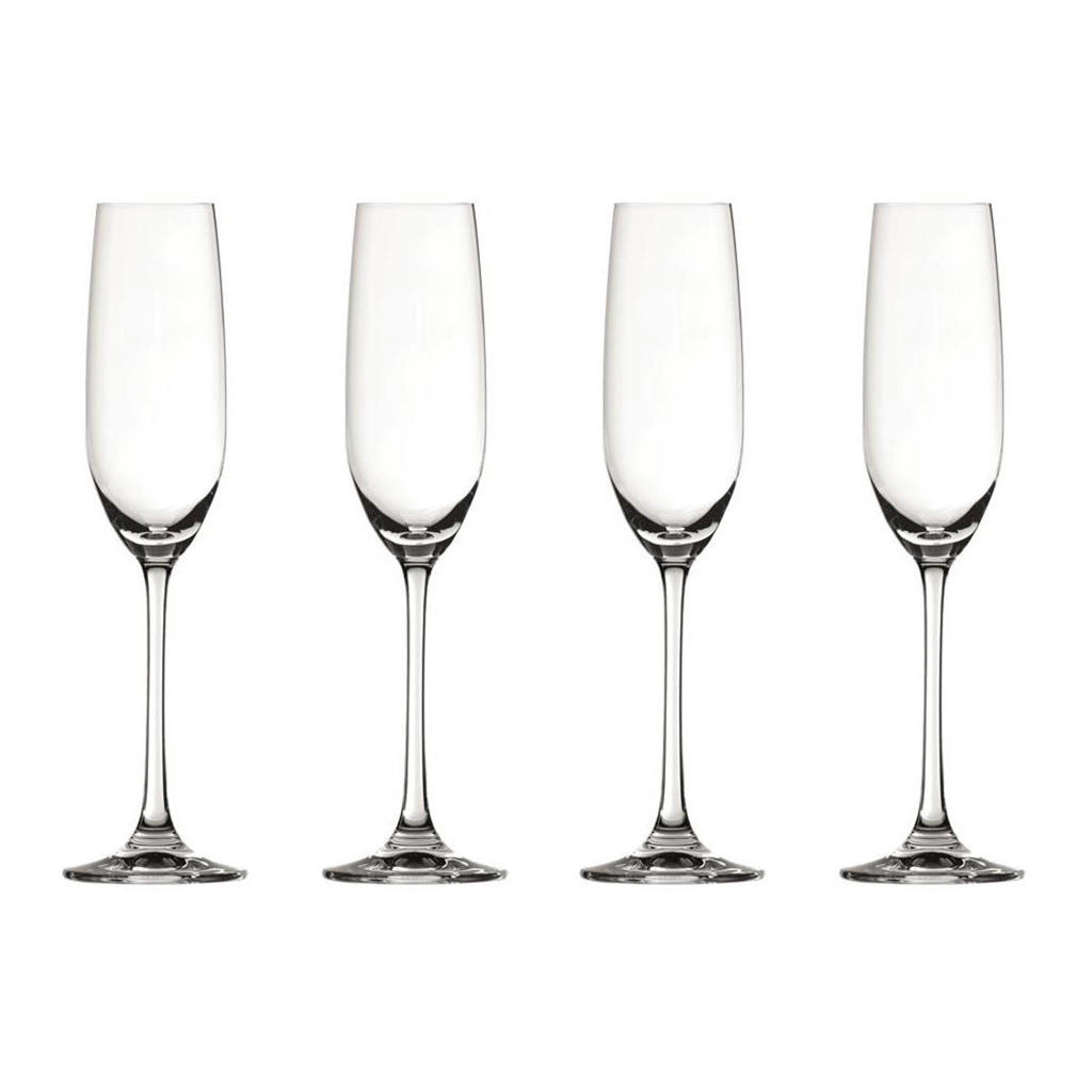 Spiegelau Salute champagneflute (210 ml) (set van 4) | wehkamp