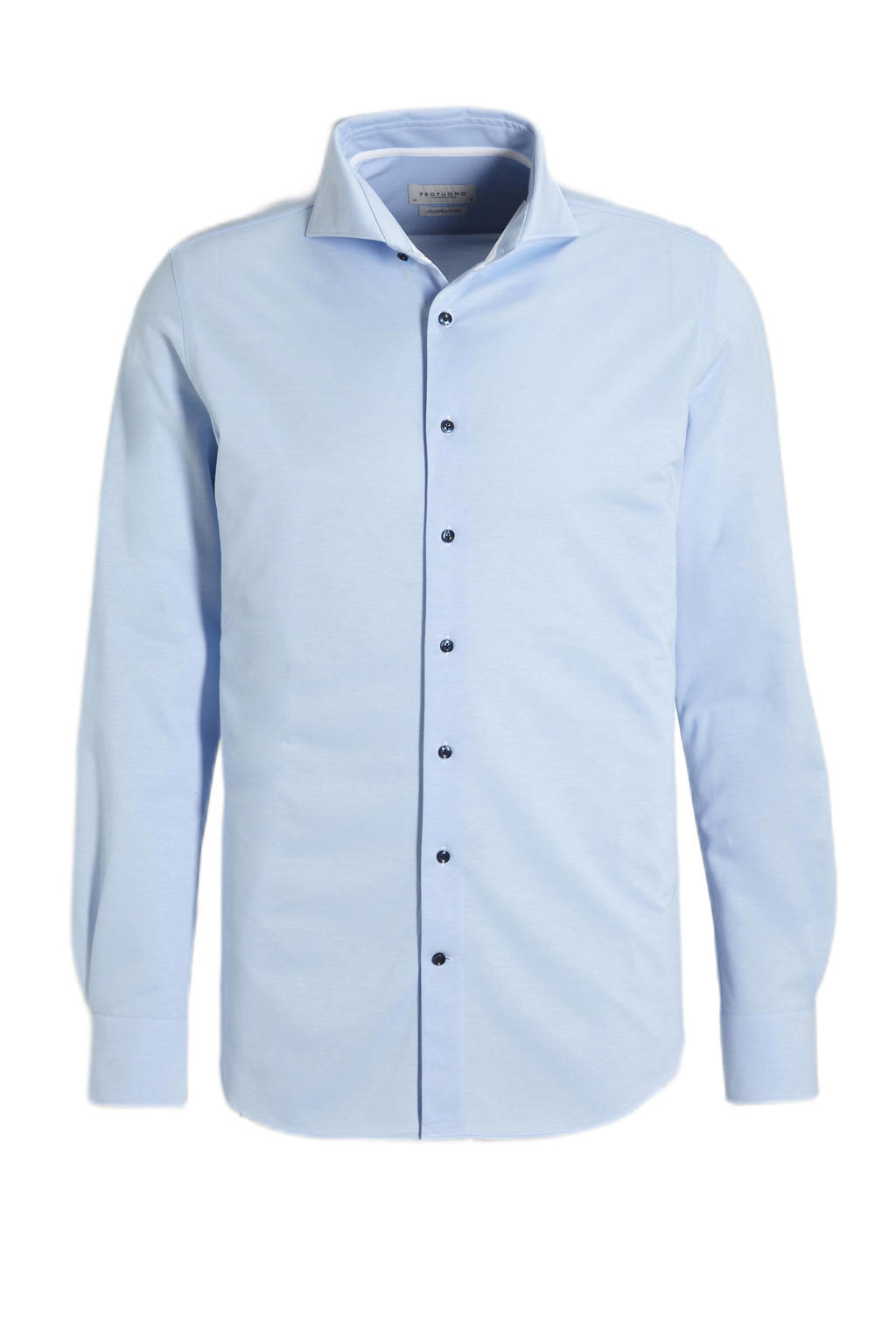 Profuomo regular fit overhemd lichtblauw | wehkamp