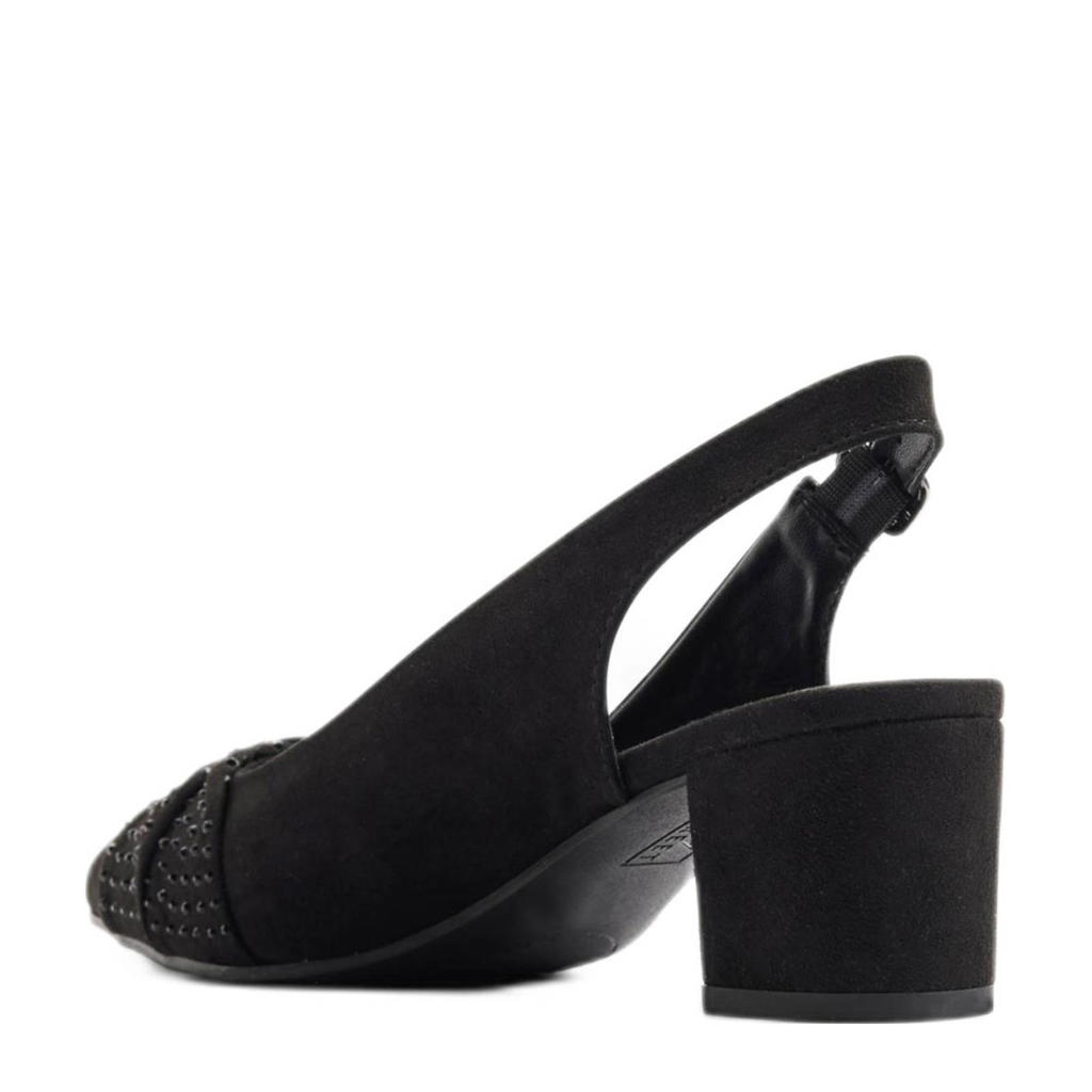 Easy Street slingback pumps zwart | wehkamp