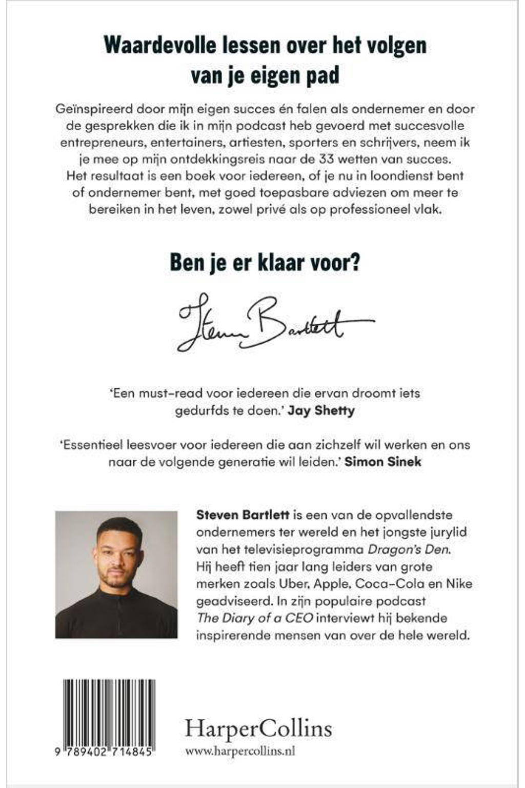 Steven Bartlett The Diary of a CEO | wehkamp