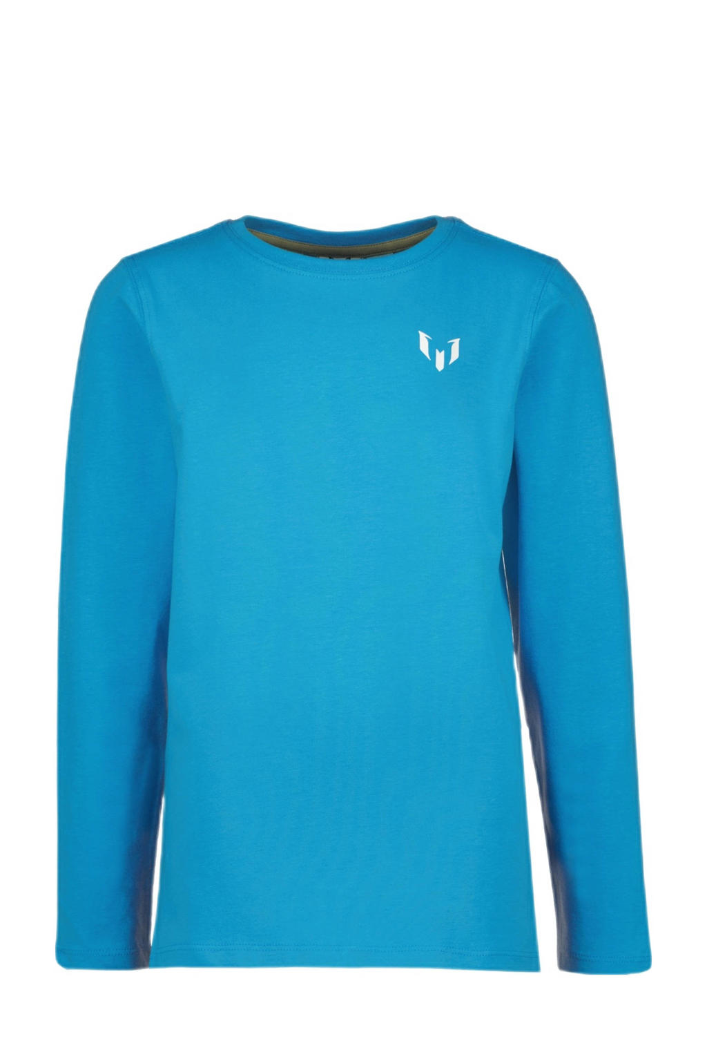 Vingino x Messi longsleeve Juan met backprint blauw | wehkamp