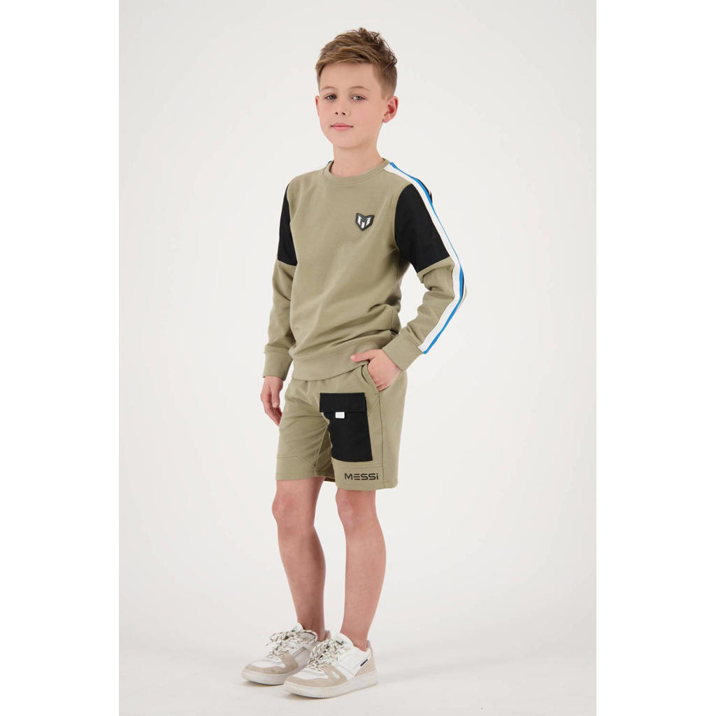Vingino x Messi sweater Neyen groen | wehkamp