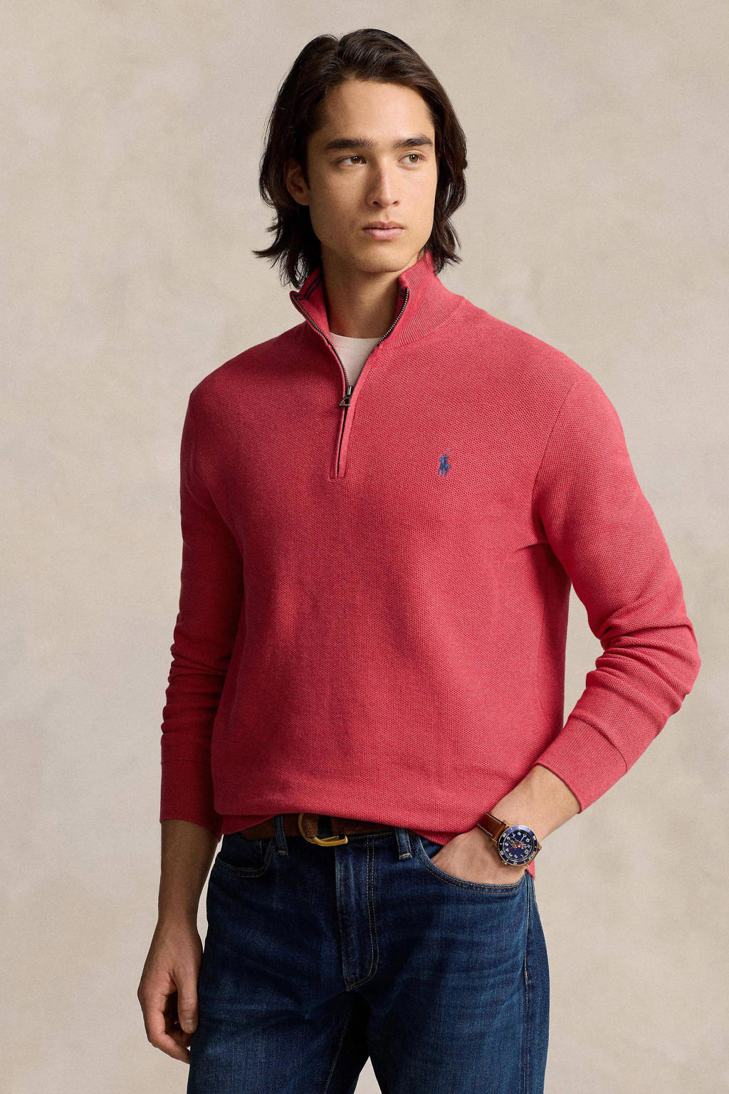 POLO Ralph Lauren trui met logo nantucket red heather | wehkamp