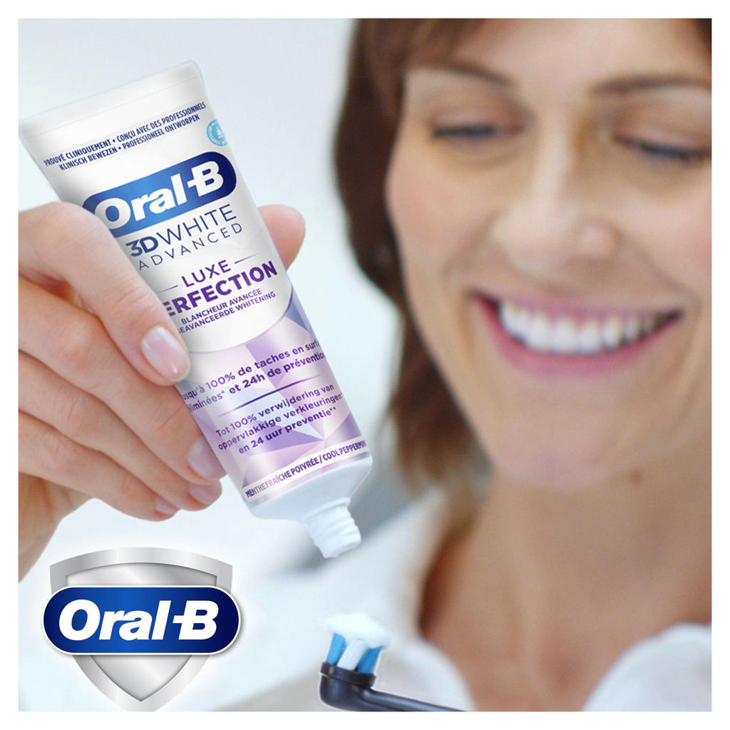 Oral-B 3D White Advanced Luxe Perfection tandpasta - 4 x 100 ml ...