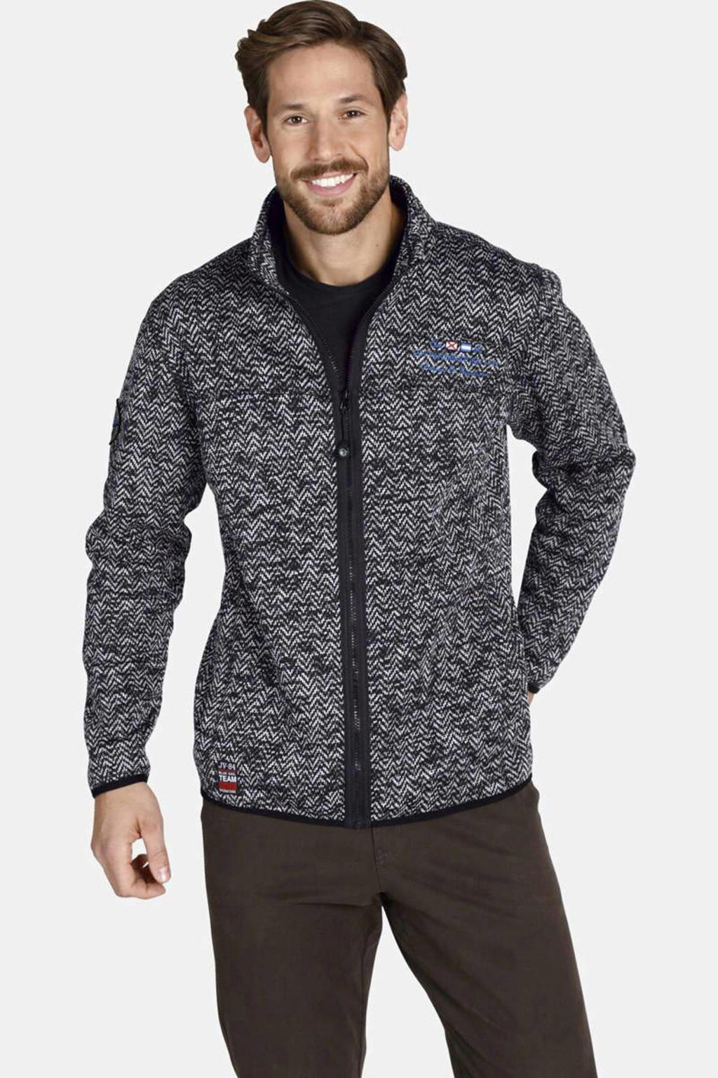 Jan Vanderstorm regular fit vest Plus Size Kolmund met all over print ...