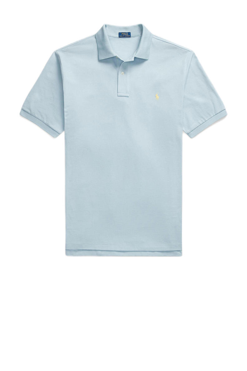 POLO Ralph Lauren Big & Tall regular fit polo met logo alpine blue ...