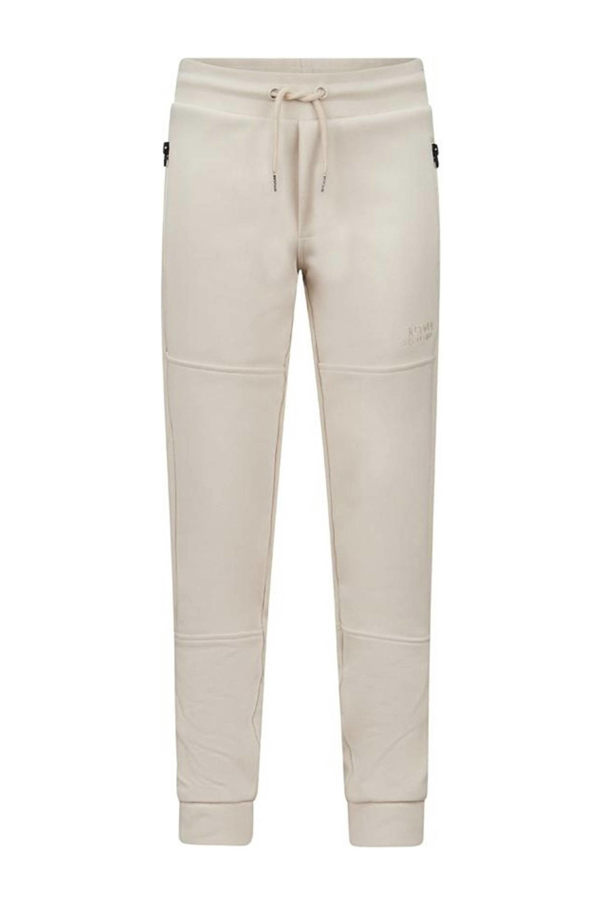 Retour Jeans slim fit joggingbroek Winston beige | wehkamp