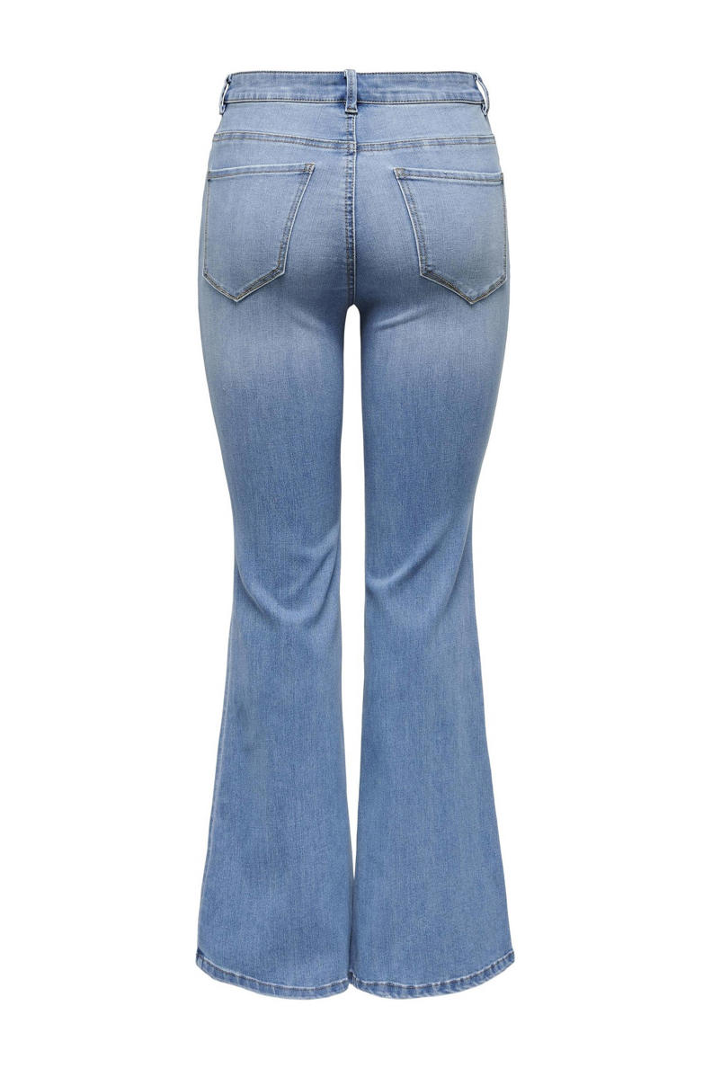 ONLY flared jeans ONLLUSH medium blue denim | wehkamp