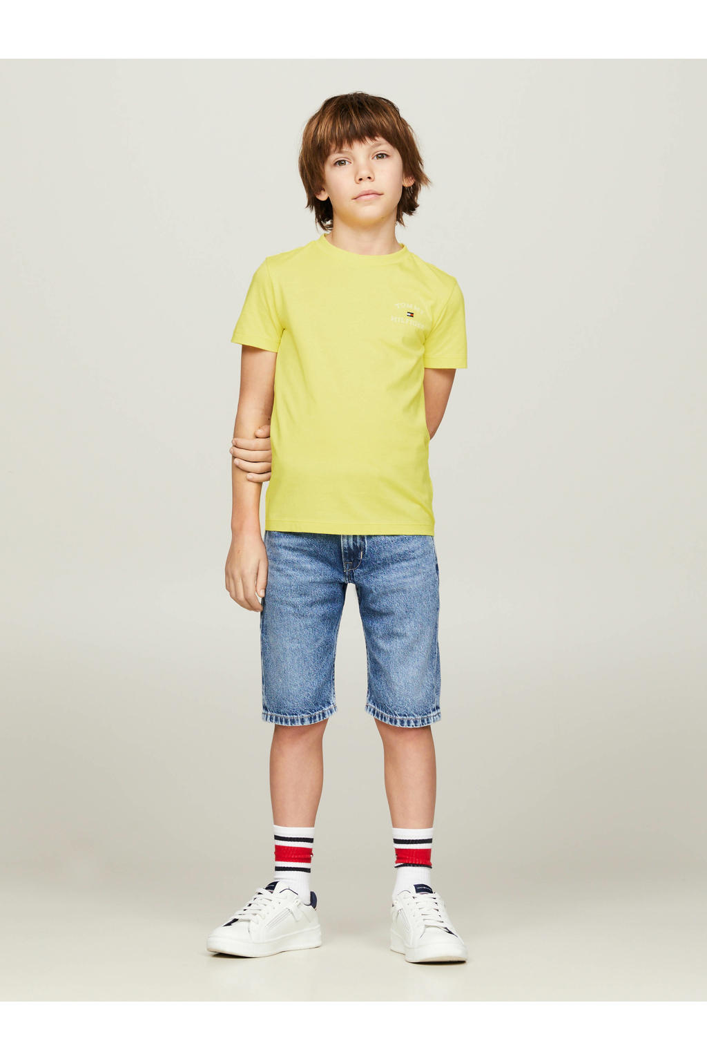 Tommy Hilfiger T-shirt geel kopen? | Morgen in huis | wehkamp