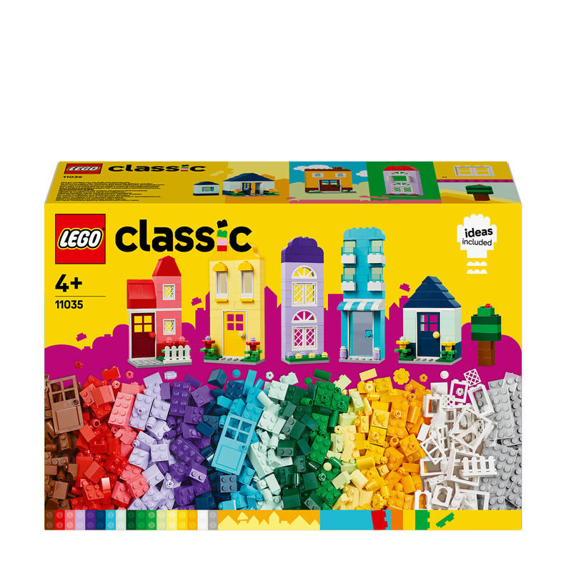 LEGO Classic Creatieve huizen Bouw- en Speelset met Bouwstenen voor ...