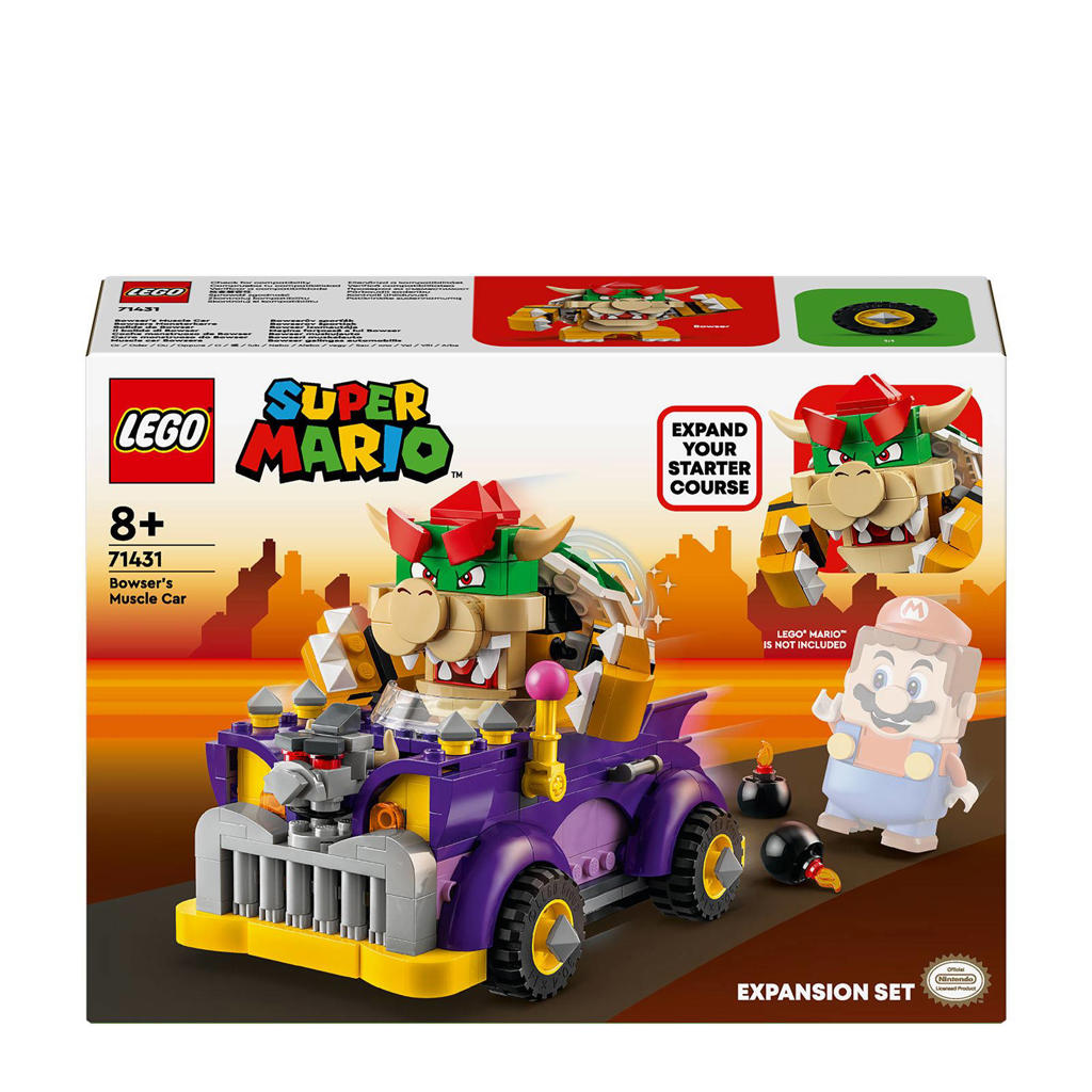 LEGO Super Mario Uitbreidingsset: Bowsers bolide Speelgoed Auto met ...