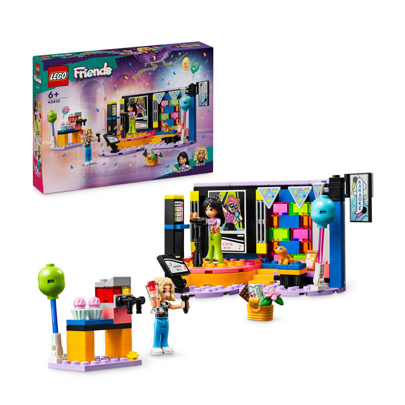 LEGO Friends Karaoke muziekfeestje Speelgoed Rollenspellen Set met Mini ...