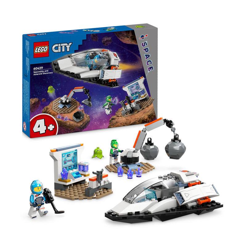 LEGO City Ruimteschip en ontdekking van asteroïde Ruimte Speelgoed voor ...