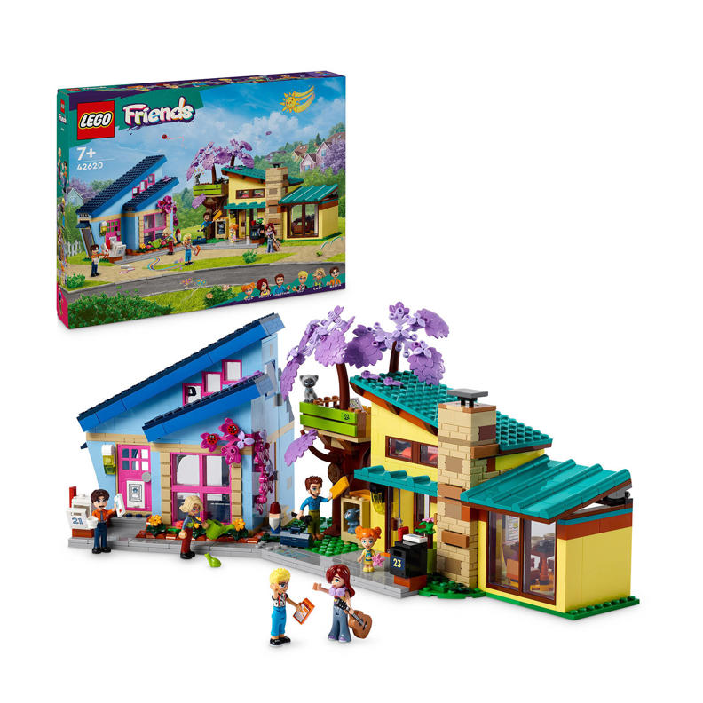 LEGO Friends Olly en Paisley's huizen Speelgoed Speelhuis Set met Mini ...