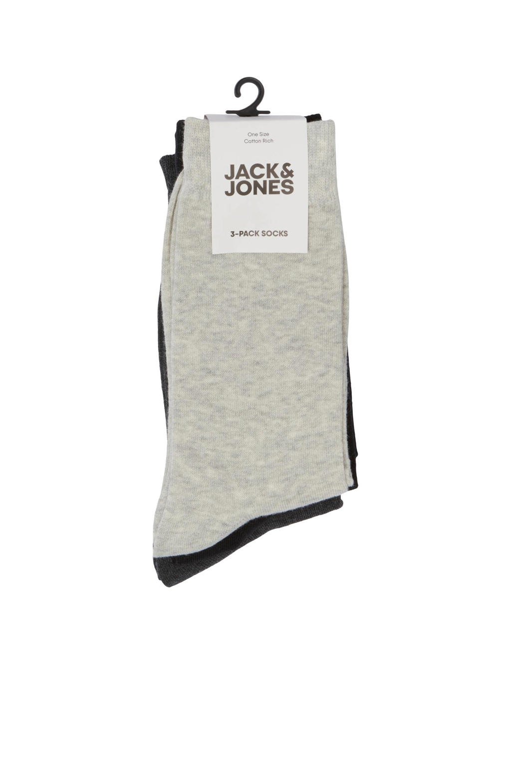 JACK & JONES sokken JACCOL - set van 3 multi | wehkamp