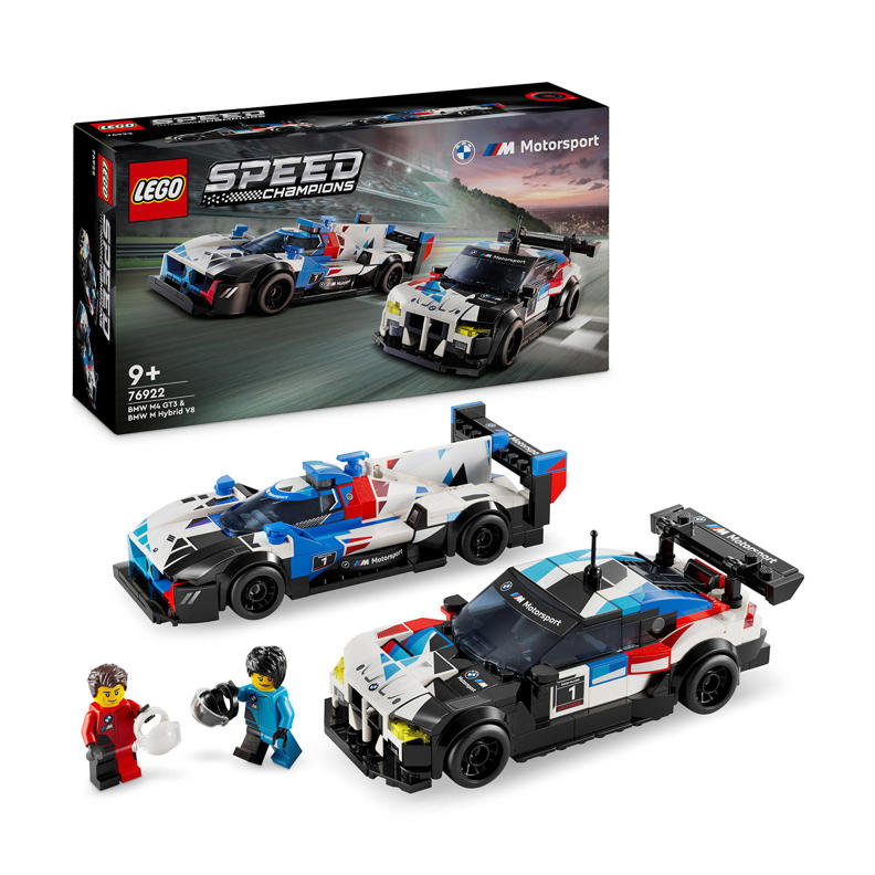 LEGO Speed Champions BMW M4 GT3 & BMW M Hybrid V8 racewagens Speelgoed ...