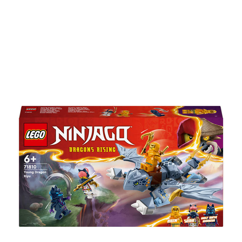 LEGO Ninjago Jonge draak Riyu Rollenspellen Speelgoed Set met 3 Ninja ...