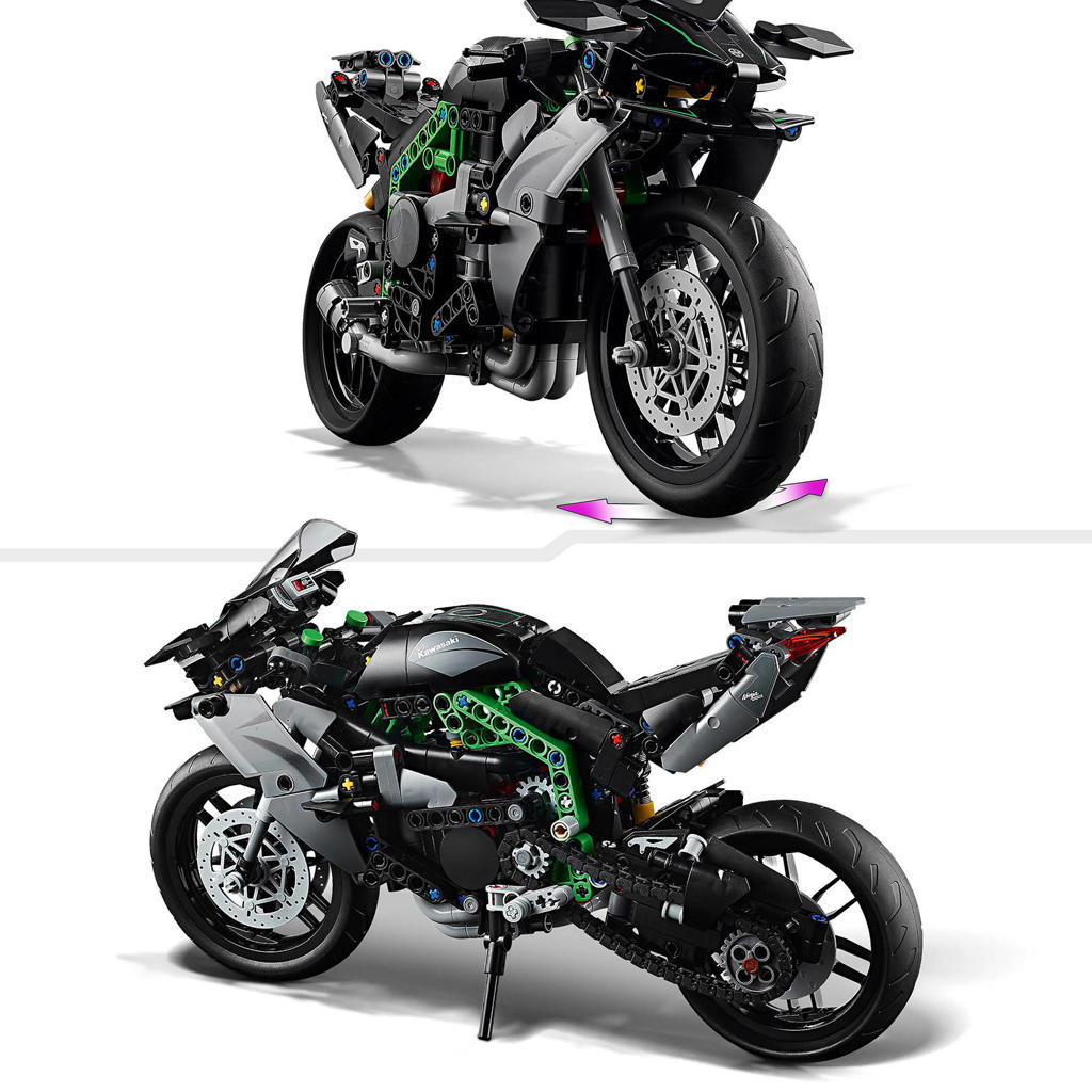 LEGO Technic Kawasaki Ninja H2R motor Speelgoed Bouwpakket voor ...