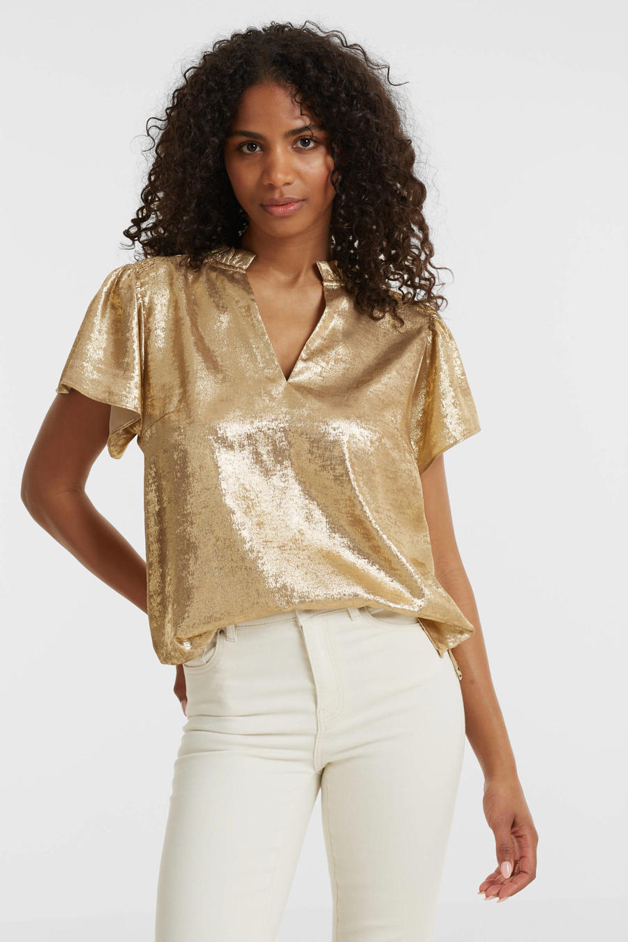 Gouden t-shirts & tops voor dames online kopen? | Wehkamp
