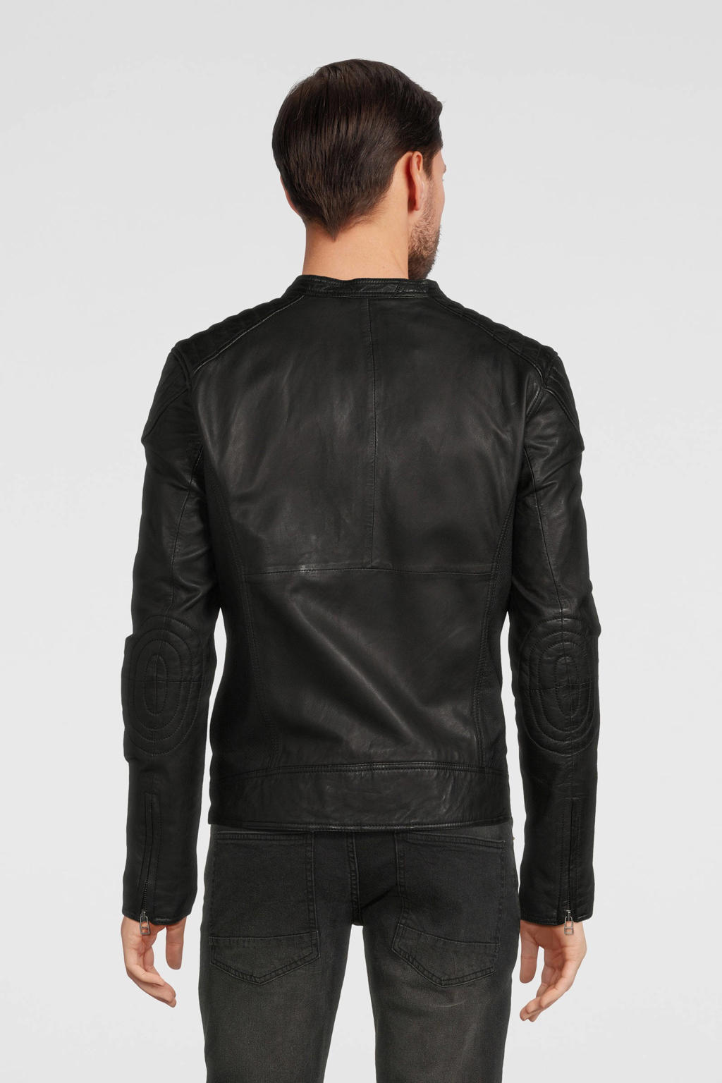 Goosecraft leren jas Biker919 black | wehkamp